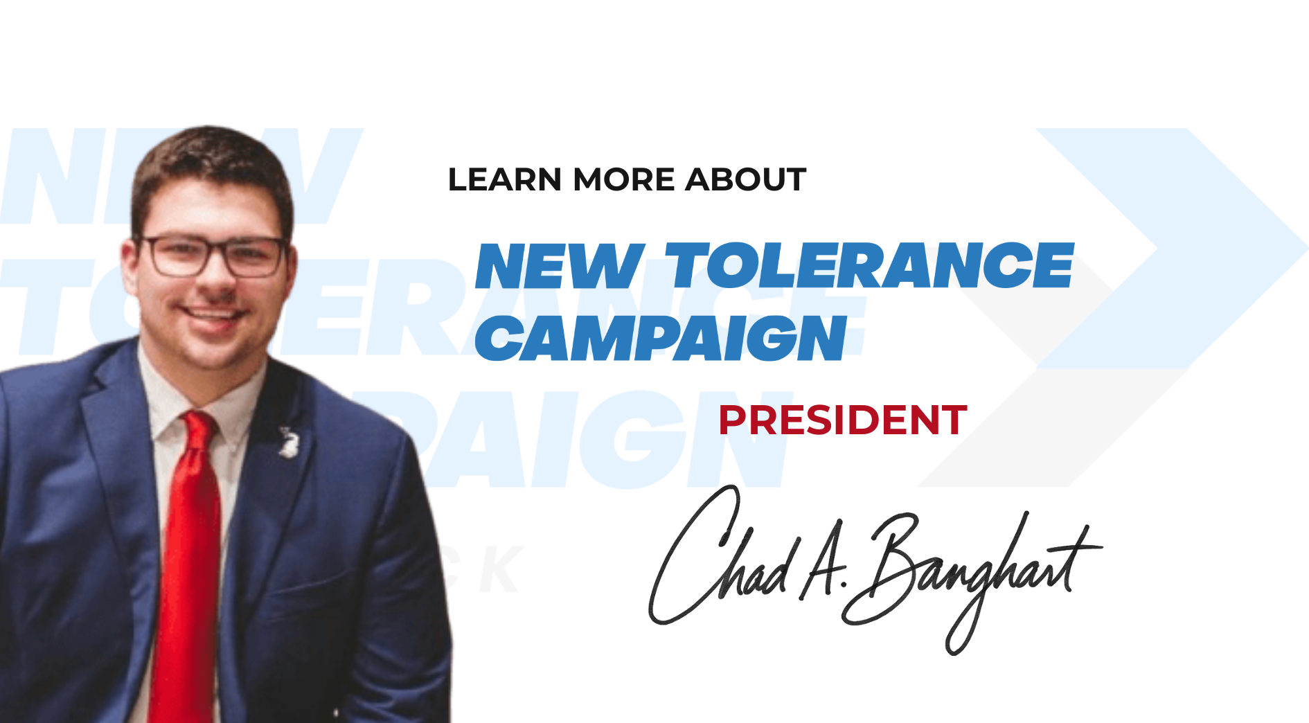 New Tolerance Campaign Names Chad A. Banghart as President, Ushering in ...